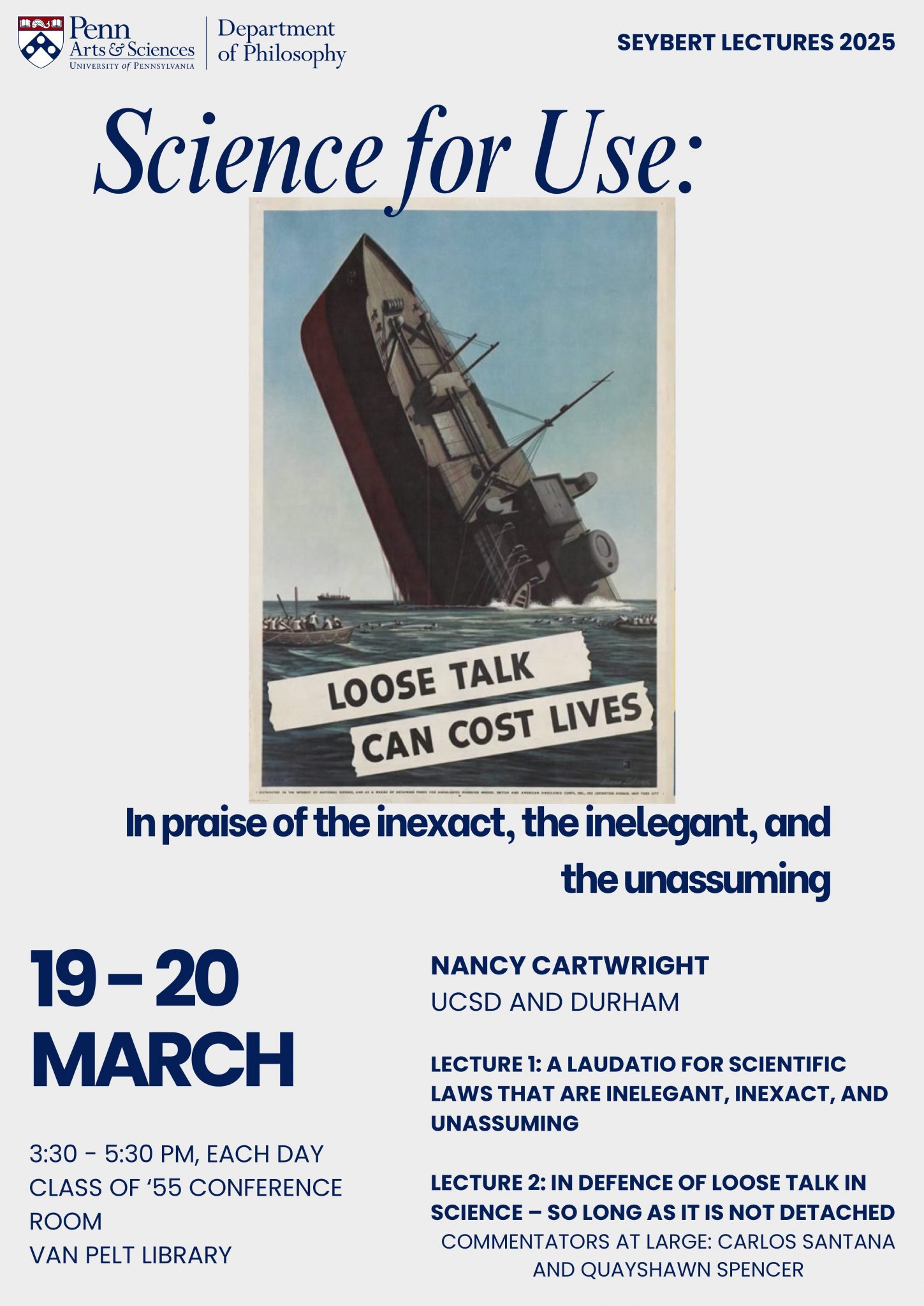 Nancy Cartwright – Professor of Philosophy